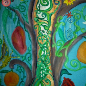 Goddess Isis and Tree of Life: Dawn of the New Age - Poster and Light ...
