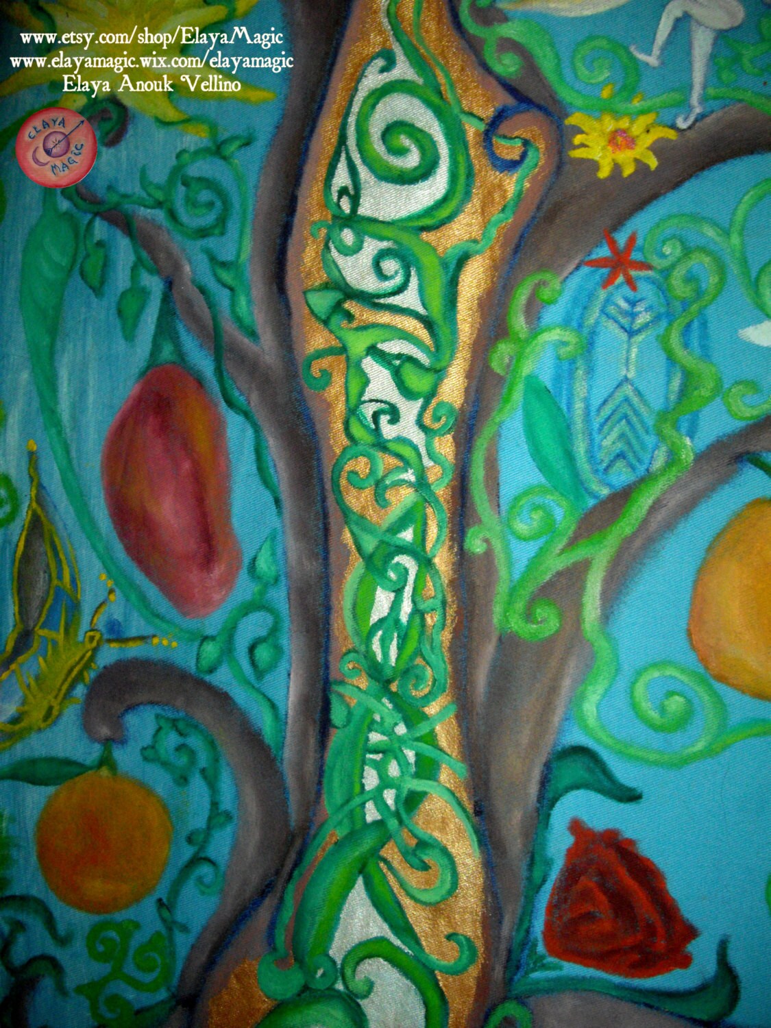 Goddess Isis and Tree of Life: Dawn of the New Age Poster | Etsy