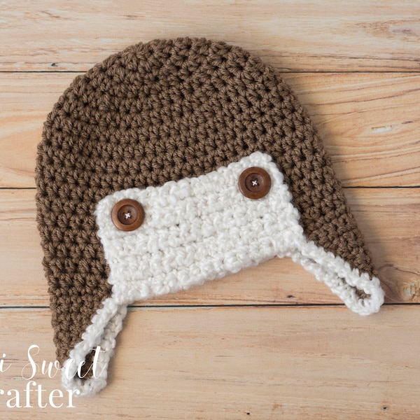 Crochet Aviator Hat - Etsy