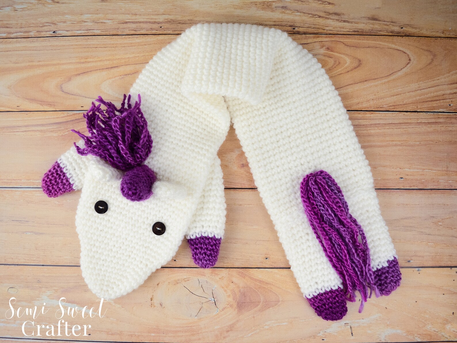Crochet Pattern Crochet Scarf Pattern Crochet Unicorn - Etsy