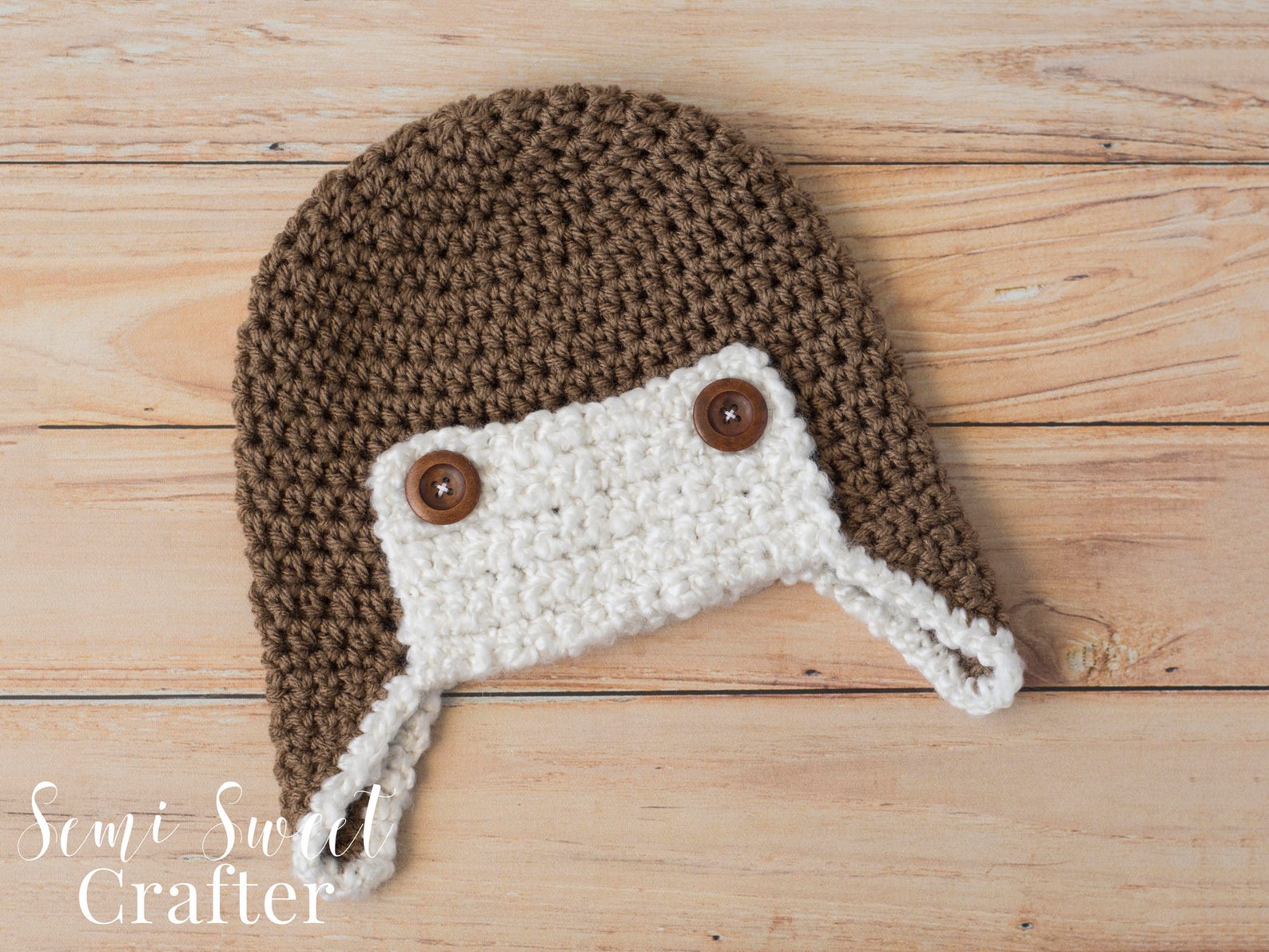 Crochet Pattern, Crochet Hat Pattern, Crochet Aviator Pattern, Crochet ...