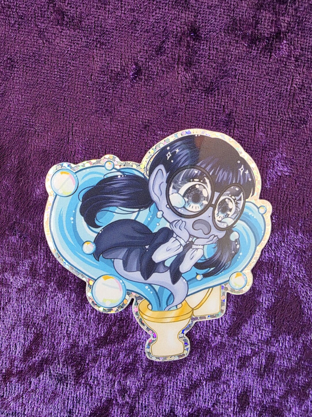 Sad Girl Sticker - Etsy