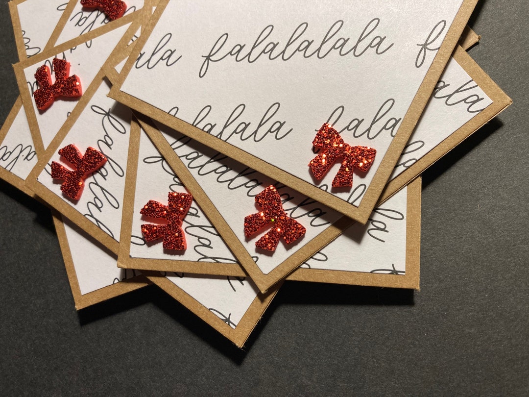 3x3 Mini Christmas Cards and Envelopes With Envelope Seals, Small ...