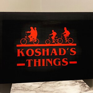 Custom Stranger Things Door Sign for Kids' Rooms - Etsy