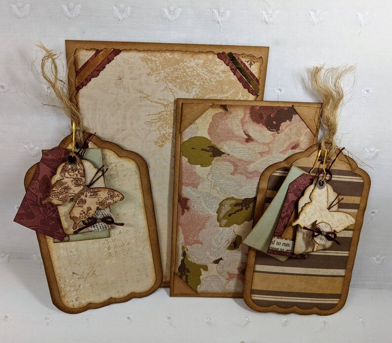 Handmade Mini Album Embellishments, Set of 14 Pieces - Etsy