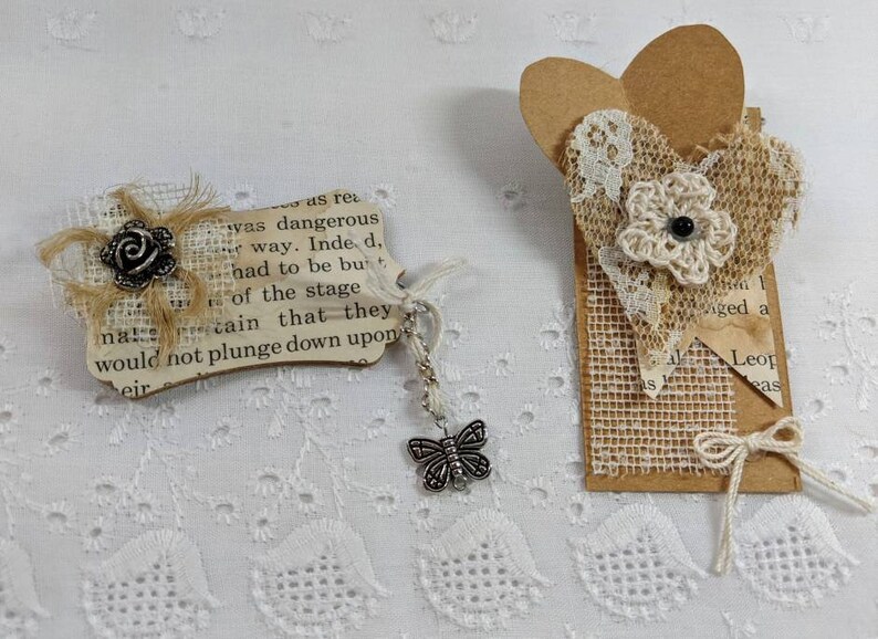 Handmade Mini Album Embellishments - Etsy