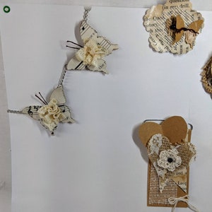 Handmade Mini Album Embellishments - Etsy