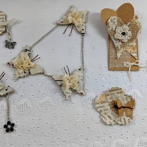 Handmade Mini Album Embellishments - Etsy