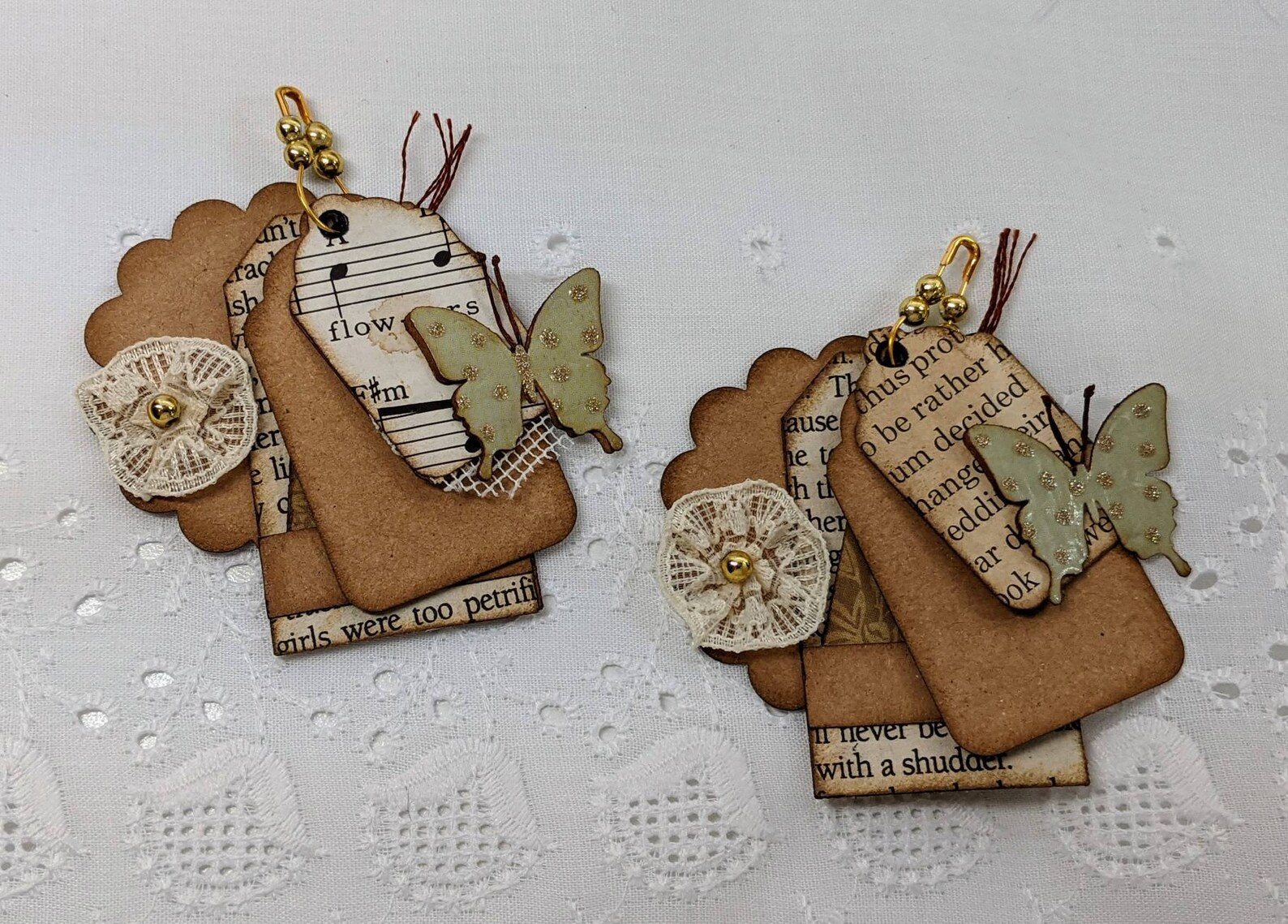 Handmade Mini Album Embellishments, Set of 14 Pieces - Etsy