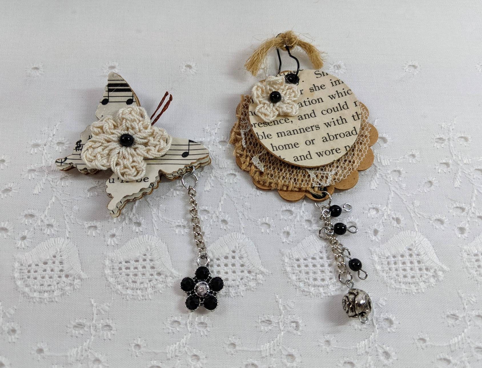 Handmade Mini Album Embellishments - Etsy