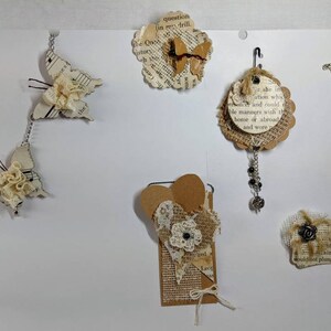 Handmade Mini Album Embellishments - Etsy