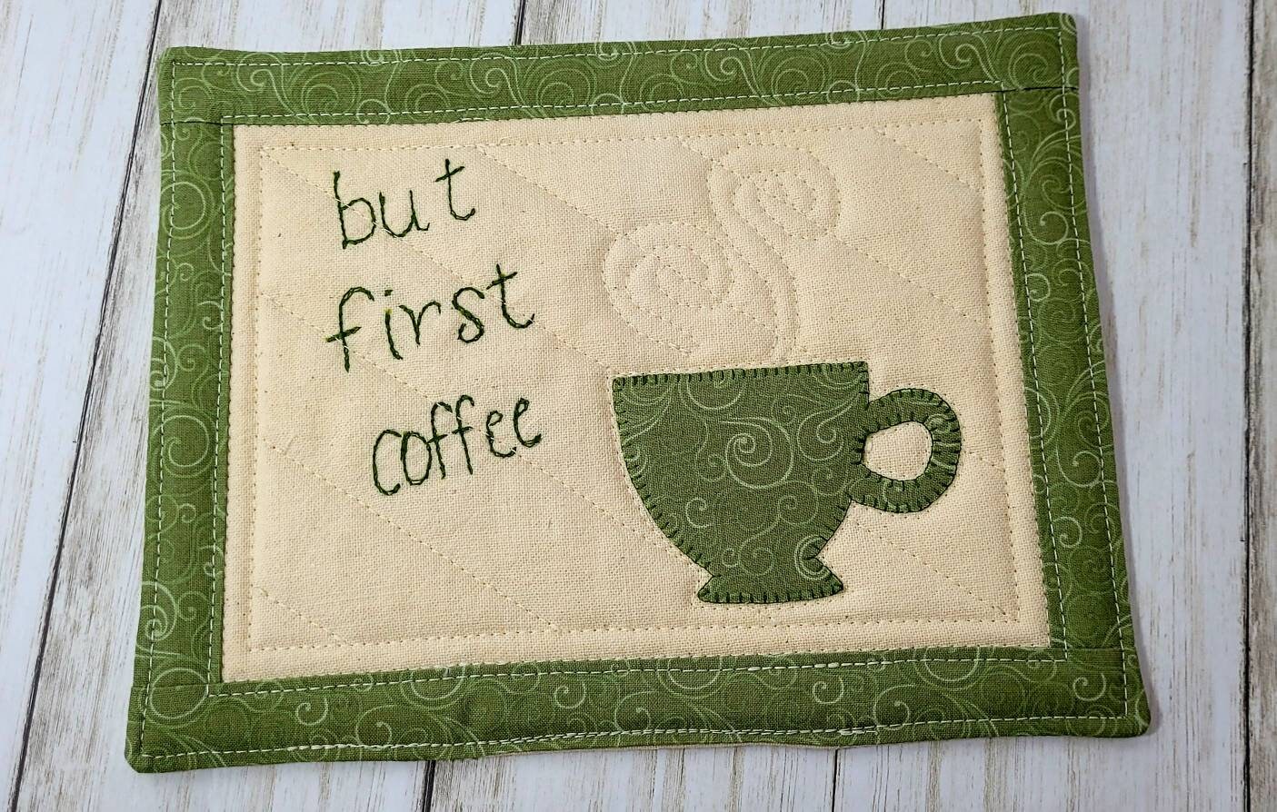 Handmade Mug Rug Coaster - Etsy