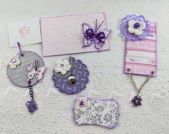 A-5016 Scrap Boys Victorian Home Handmade Paper Embellishments for ...