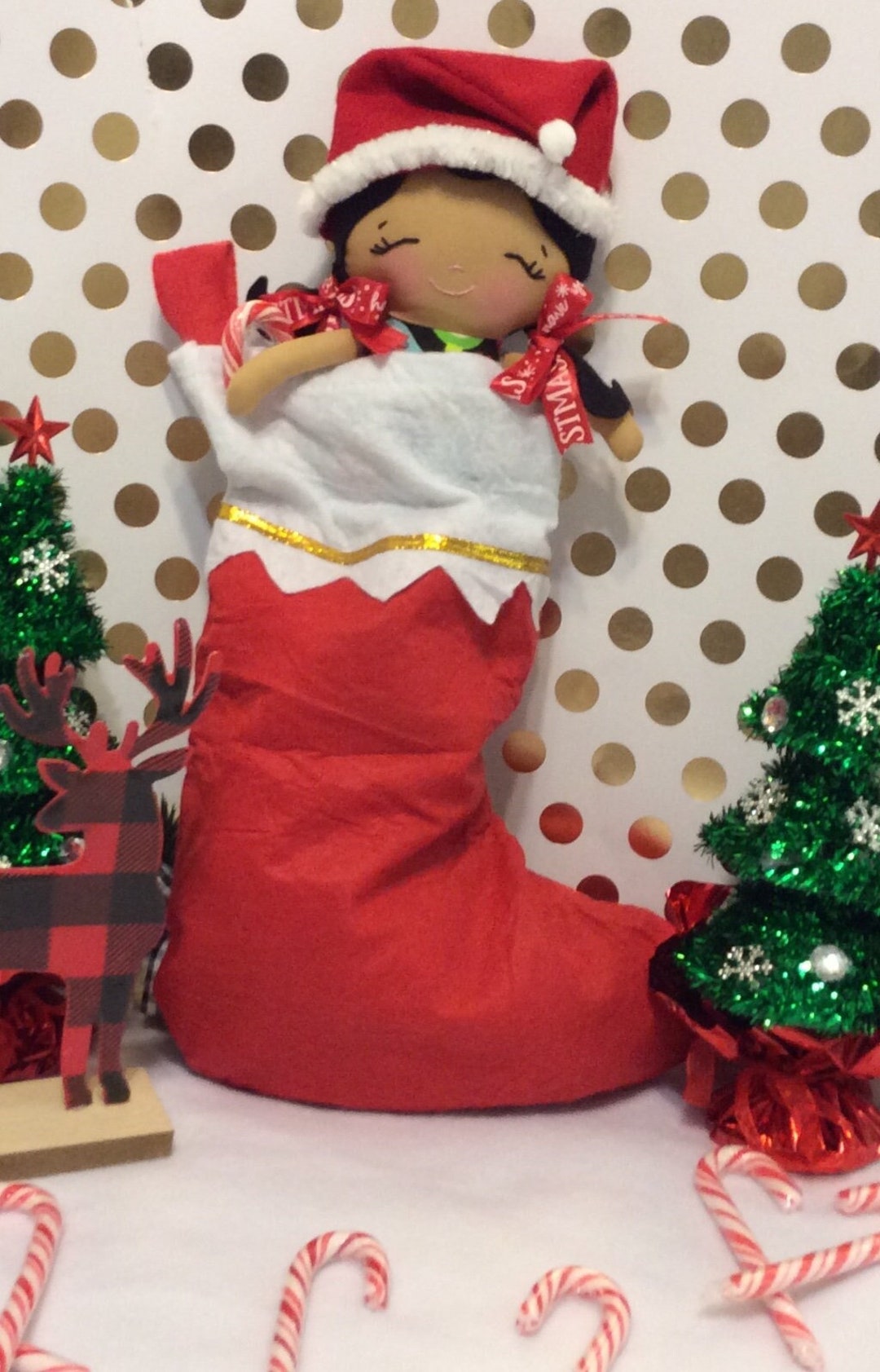 Handmade Girl Doll Noella 10” Plush Softie Rag Doll | Free Christmas ...