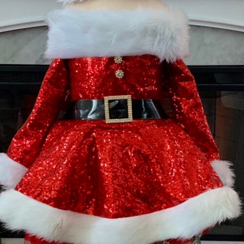 Preorder Sparkle Santa Dress Sequin Skirt Tutu - Etsy