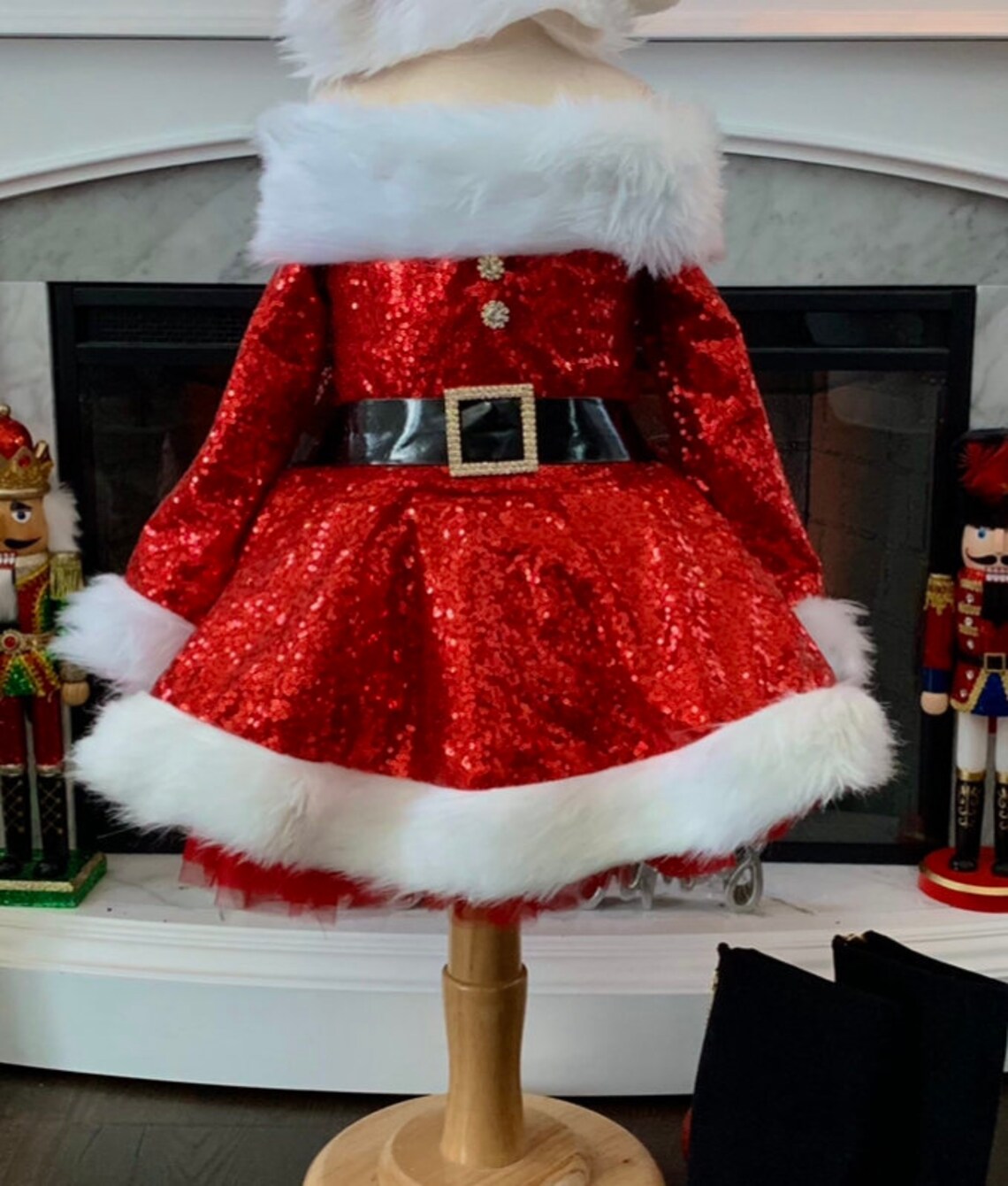 Preorder Sparkle Santa Dress Sequin Skirt Tutu - Etsy