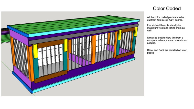 Barn Door Double Dog Kennel Plans – Large Wooden Crate Furniture ...