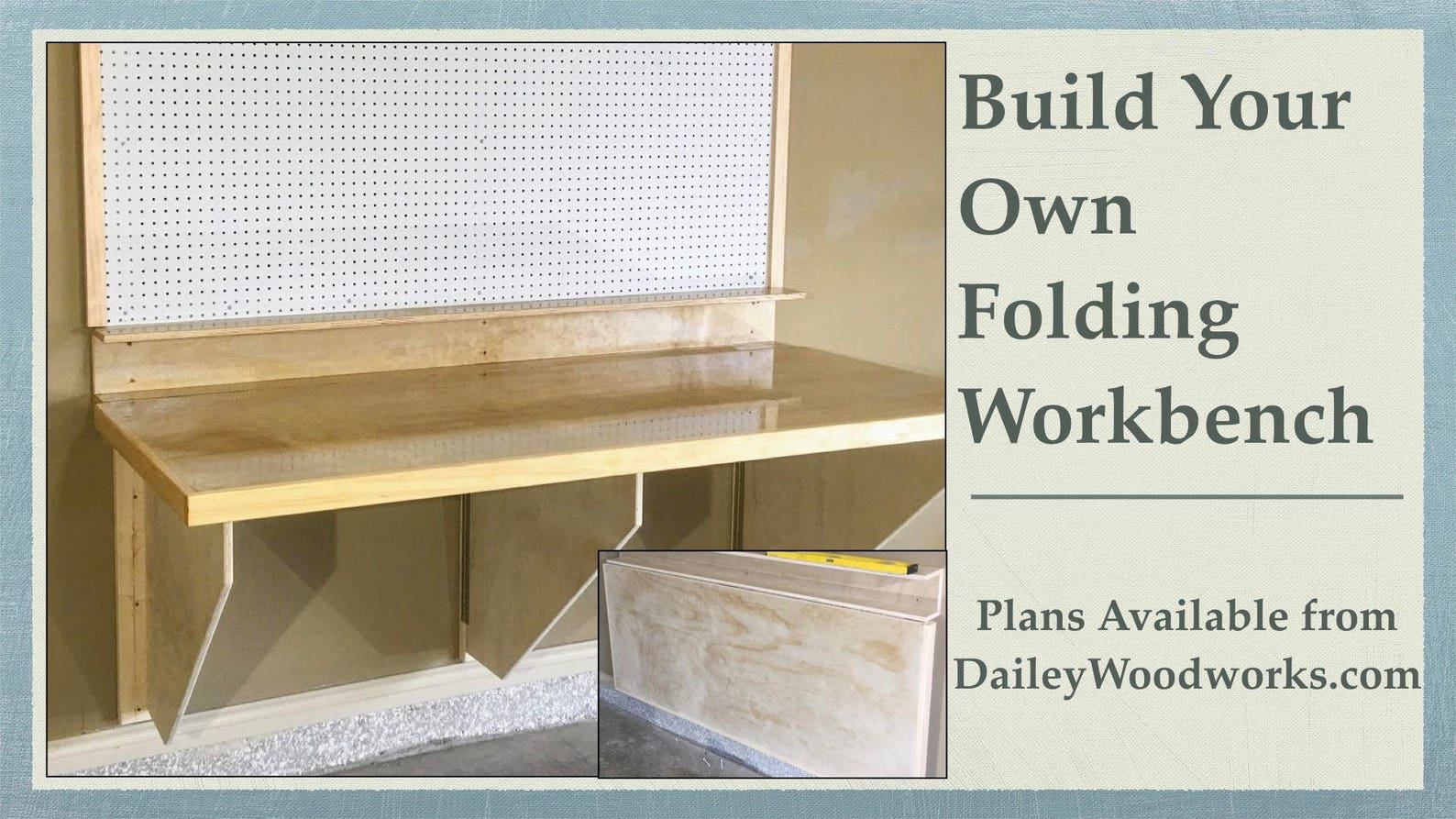 DIY Folding Workbench Plans Easy to Follow Plans to Build a - Etsy