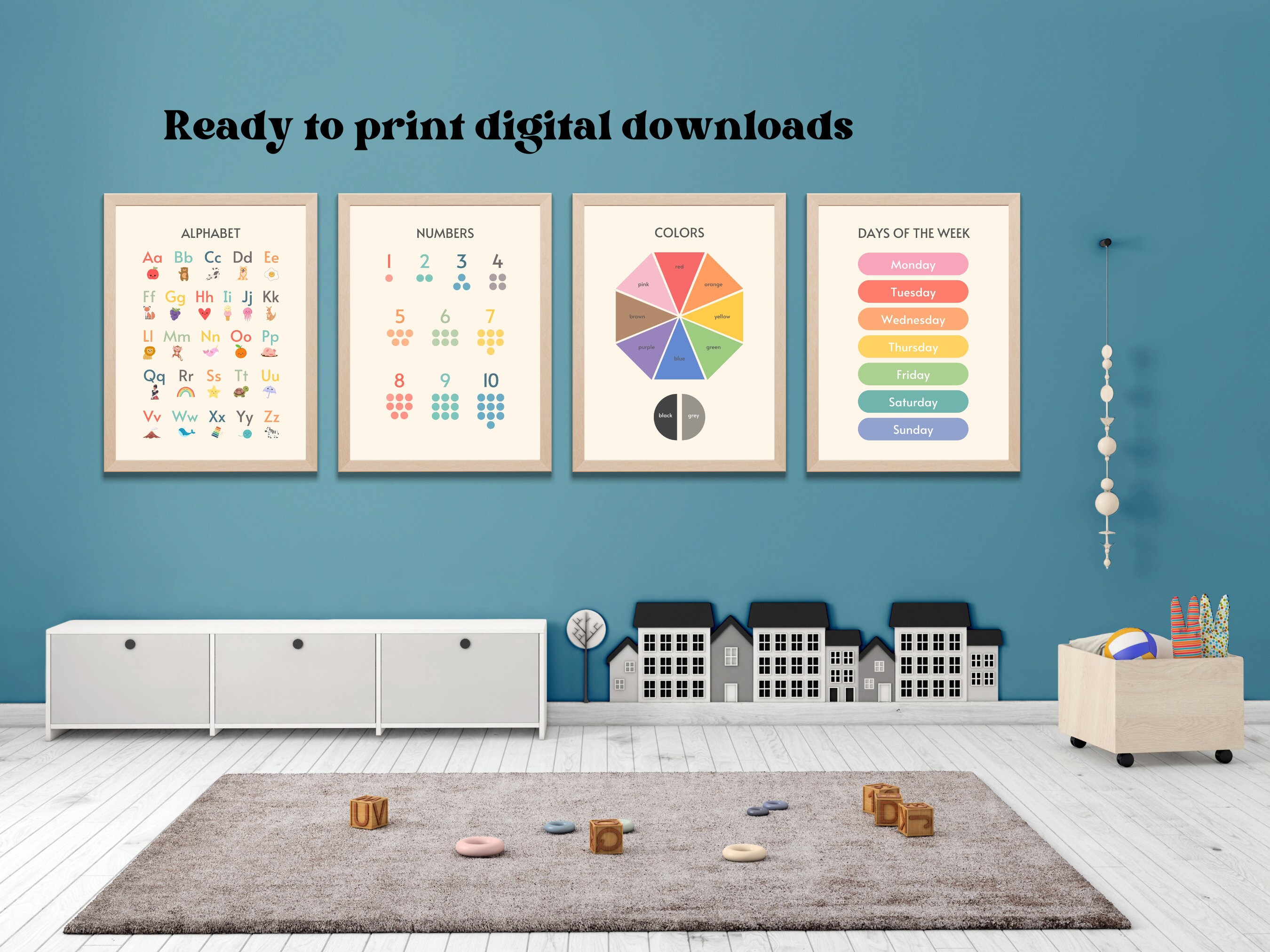 15 Educational Montessori Posters Materials, Homeschool Classroom ...