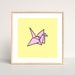 Paper Cranes Set of 3 Wall Art Posters Digital Download, Square Print ...