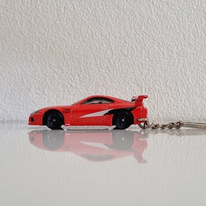 Toyota Supra Hot Wheels Die Cast on Key Chain - Etsy