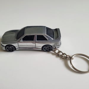 BMW M3 E30 Polished Hot Wheels Die Cast on Key Chain - Etsy
