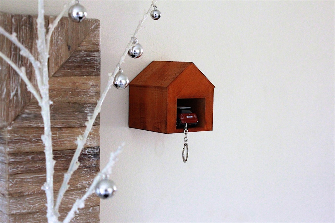 Mini Garage - Car Key Keychain Holder - Etsy