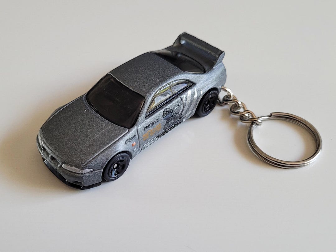 Nissan Skyline GT-R R33 Godzilla - Hot Wheels Diecast on Key Chain - Etsy