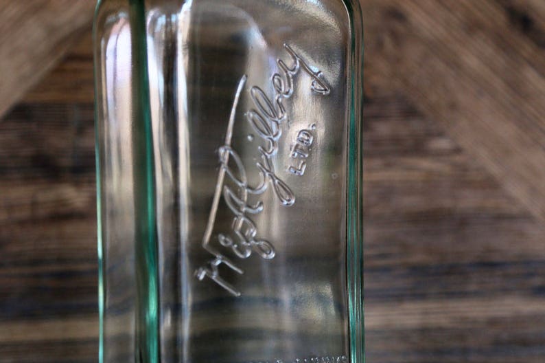 Vintage C1953 Gilbey’s Gin Bottle - Etsy