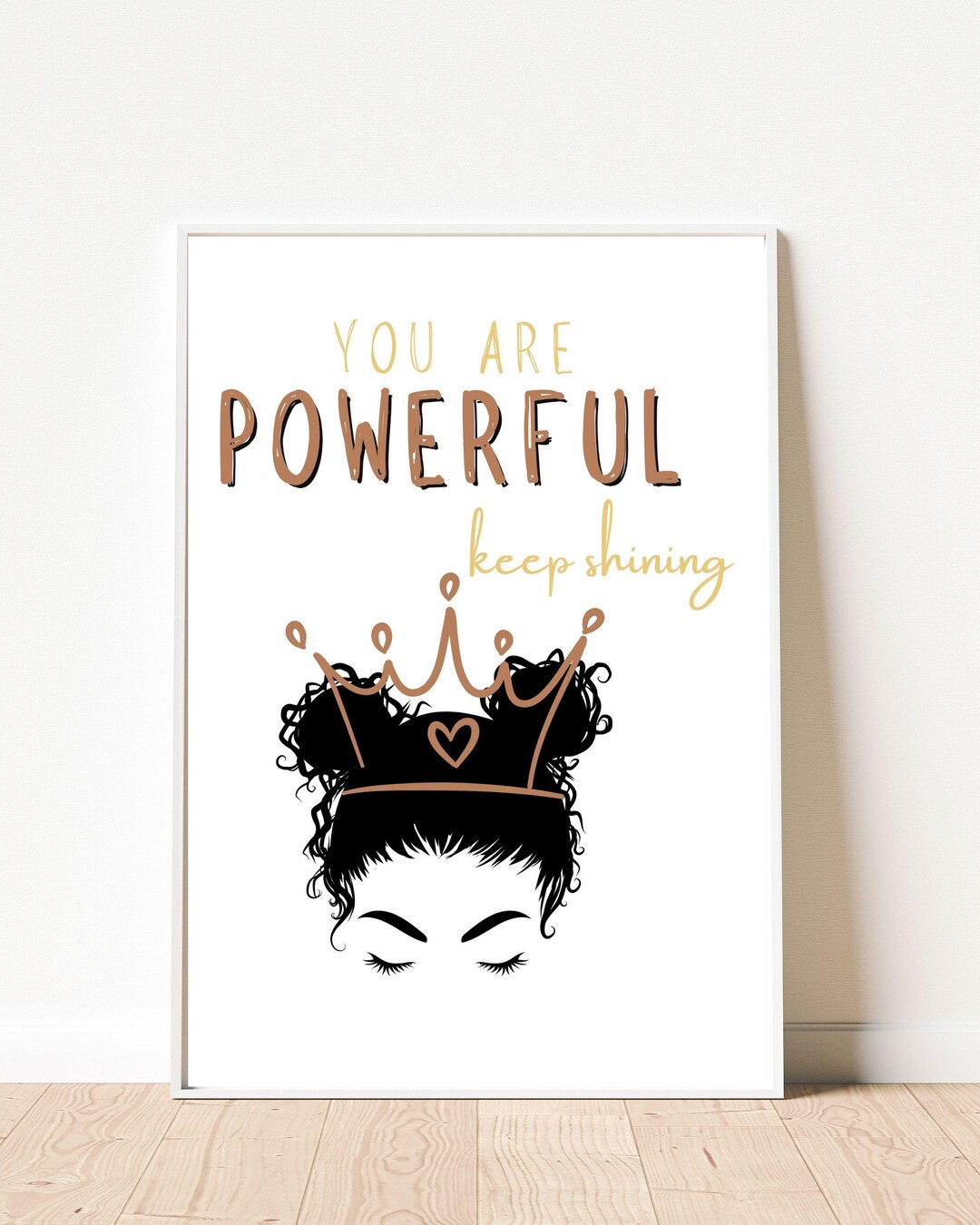 Black Girl Magic Art – Teen Empowerment Print, Motivational Decor ...