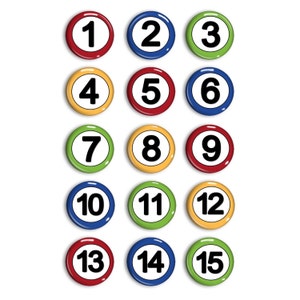 Student Number Magnets Attendance Magnets Calendar Magnets Counting ...