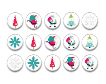 Christmas magnets | Etsy