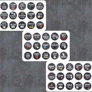 Chore Magnets Chore Chart Chores Custom Chores Kids Jobs Visual ...