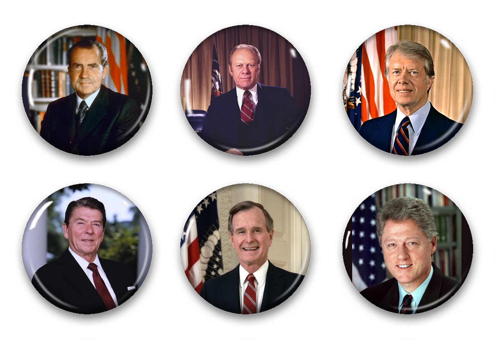 Custom 2.25 Inch US Presidents American History George | Etsy