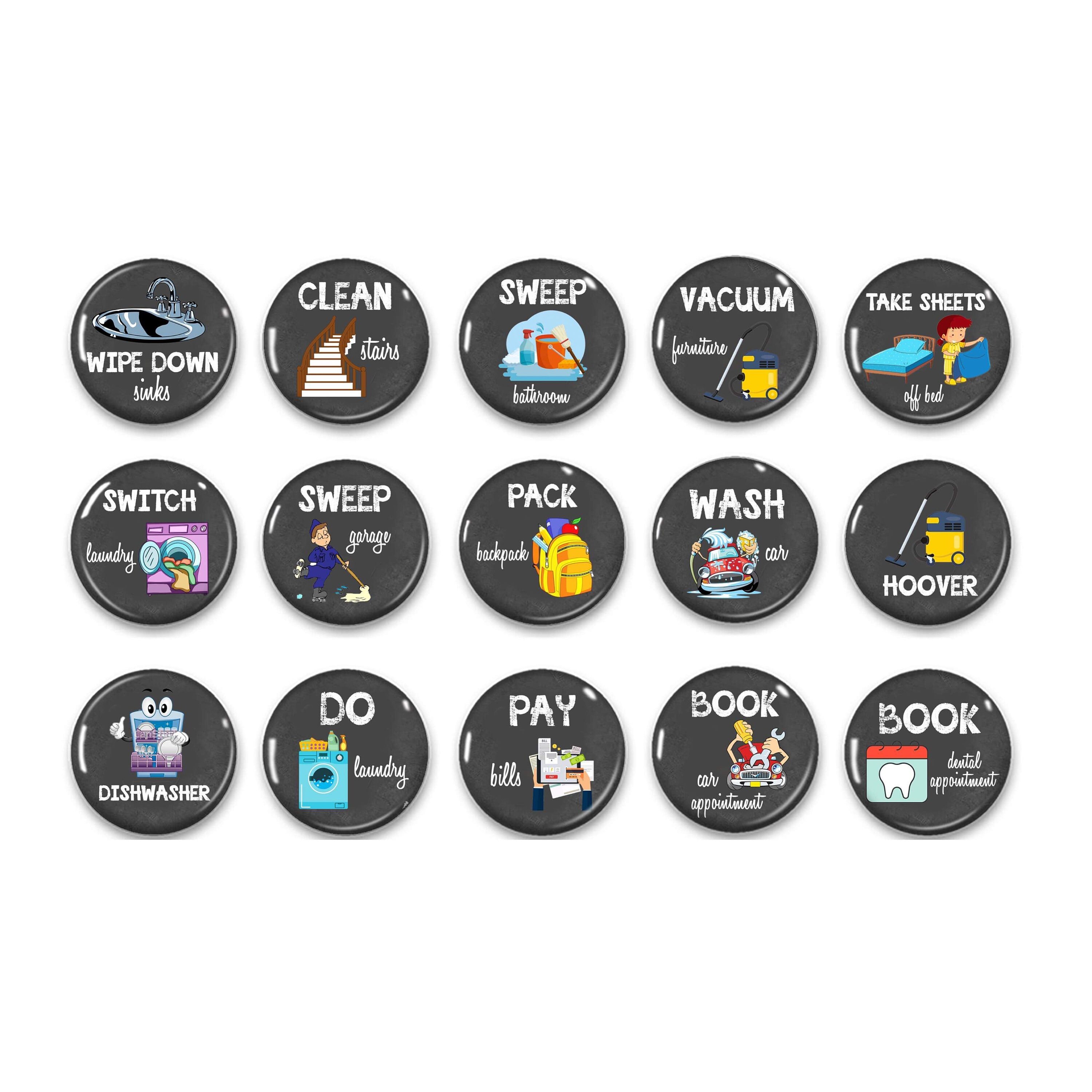 toddler daily schedule Toddler Chore Magnet chalkboard magnets chore ...