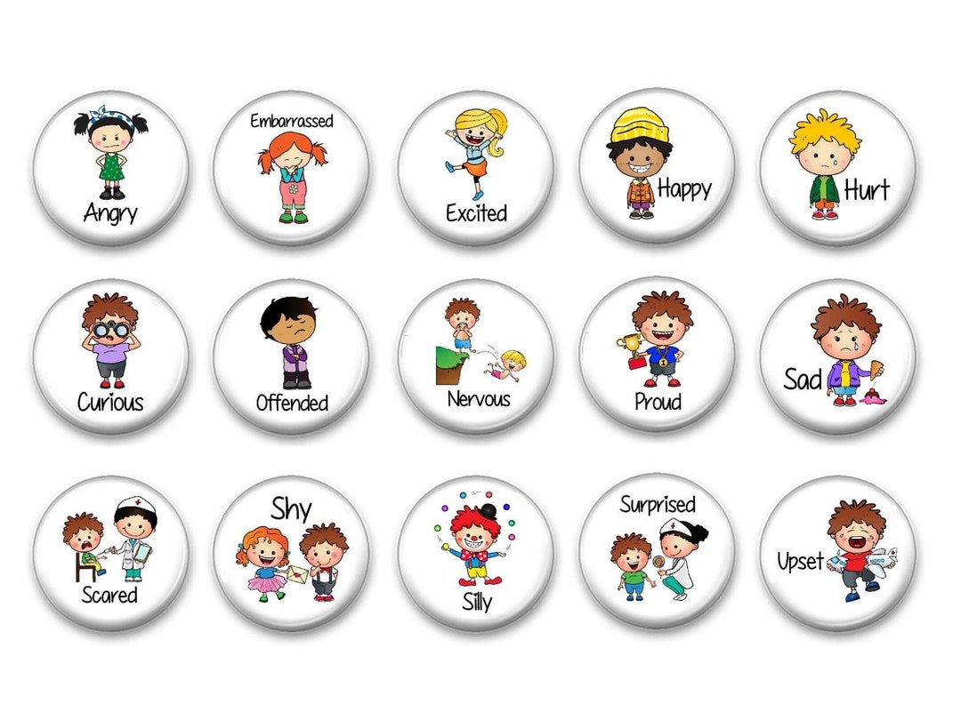 Emotions Classroom Magnets Talk About Your Feelings - Etsy