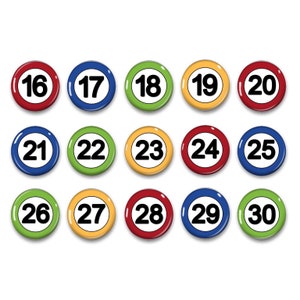 Student Number Magnets Attendance Magnets Calendar Magnets Counting ...