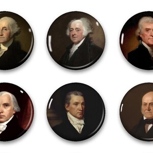 Custom 2.25 Inch US Presidents American History George Washington ...