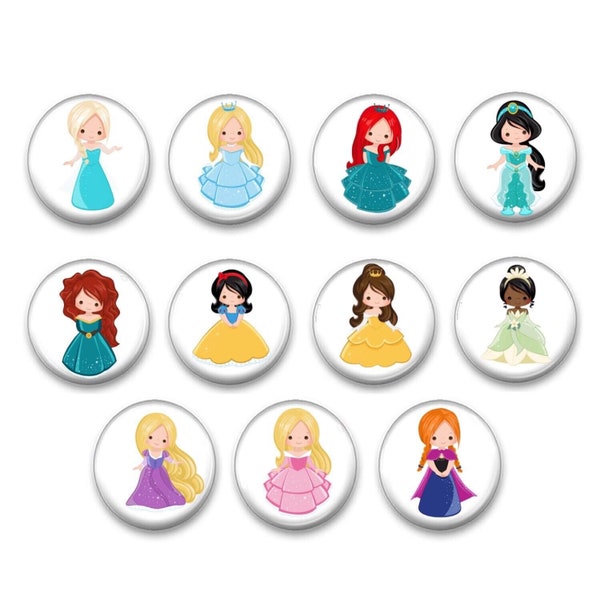 Princess Fridge Magnets - Etsy
