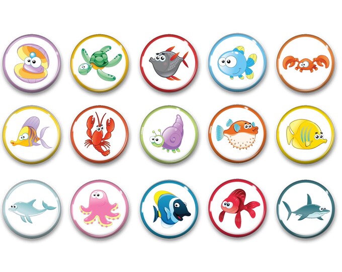 Cute Fish Magnets Fun Kids Magnets Magnet Game Fish Travel Toy Fish ...