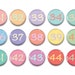 Student Number Magnets Attendance Numbers Perpetual - Etsy