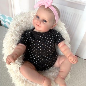 Reborn Baby Dolls Soft Cuddle Body Toddler Reborn Doll 3d-paint Skin ...