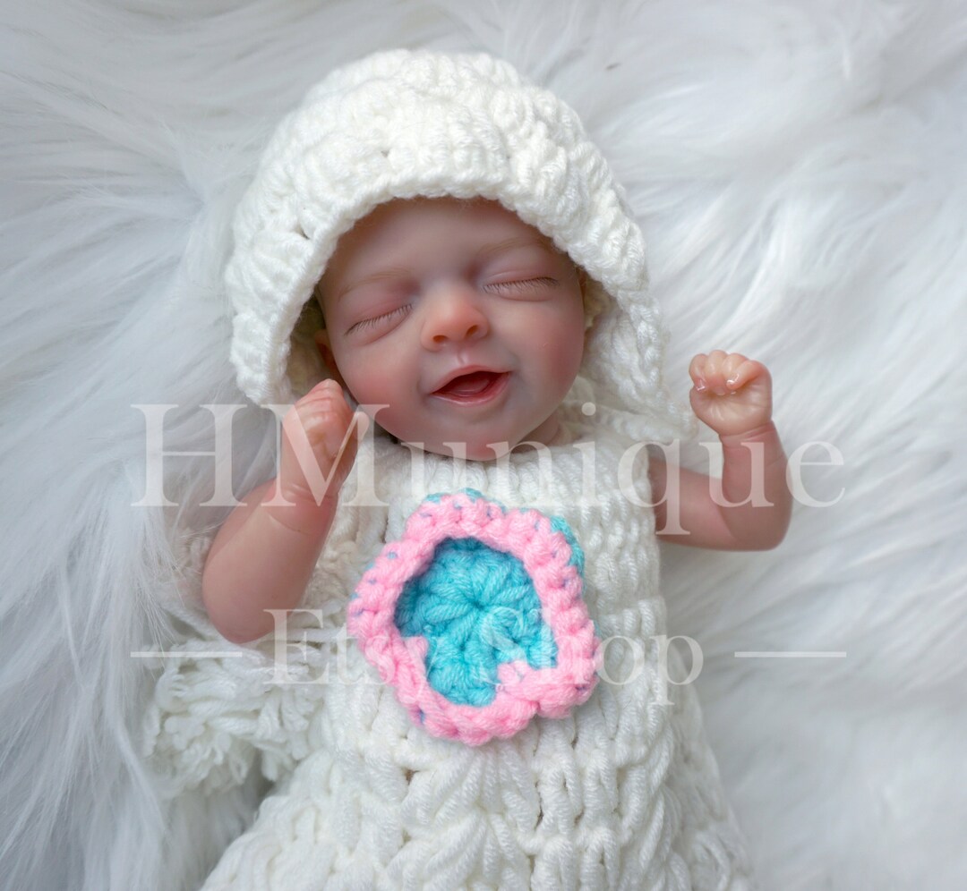 Reborn Baby Doll Girl 12inch Cloth Body Reborn Toddler Girl 3D Paint ...