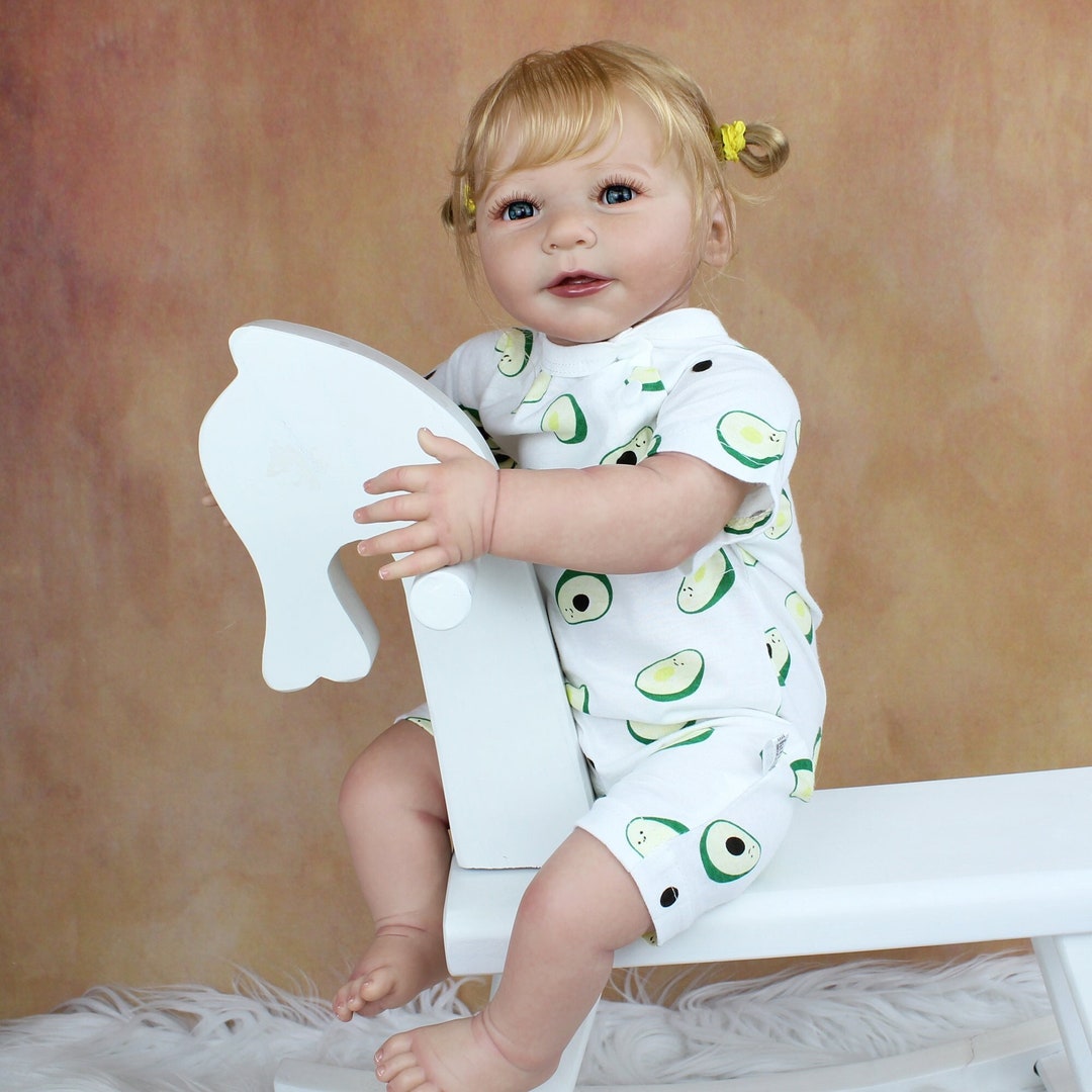 Reborn Baby Girl 3d-paint Skin Realistic Doll Girl Soft Cuddle - Etsy