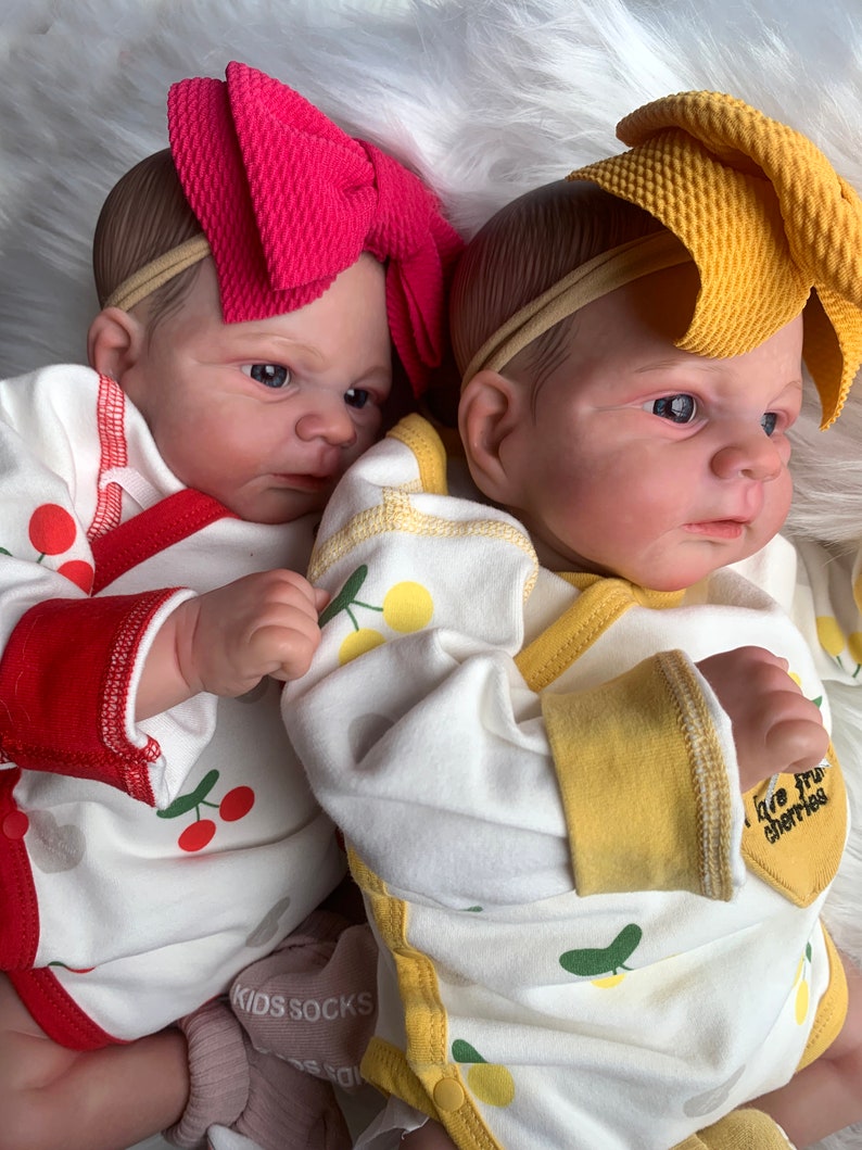 Reborn Twins 3D Skin With Visible Veins Reborn Toddler Girl - Etsy