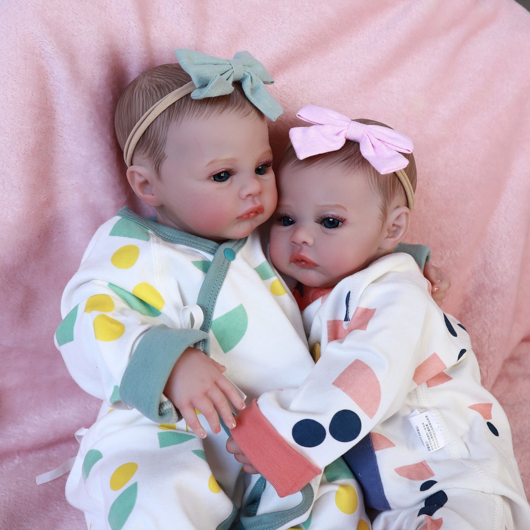 Reborn Twins 3D Skin With Visible Veins Reborn Toddler Girl Lifelike ...