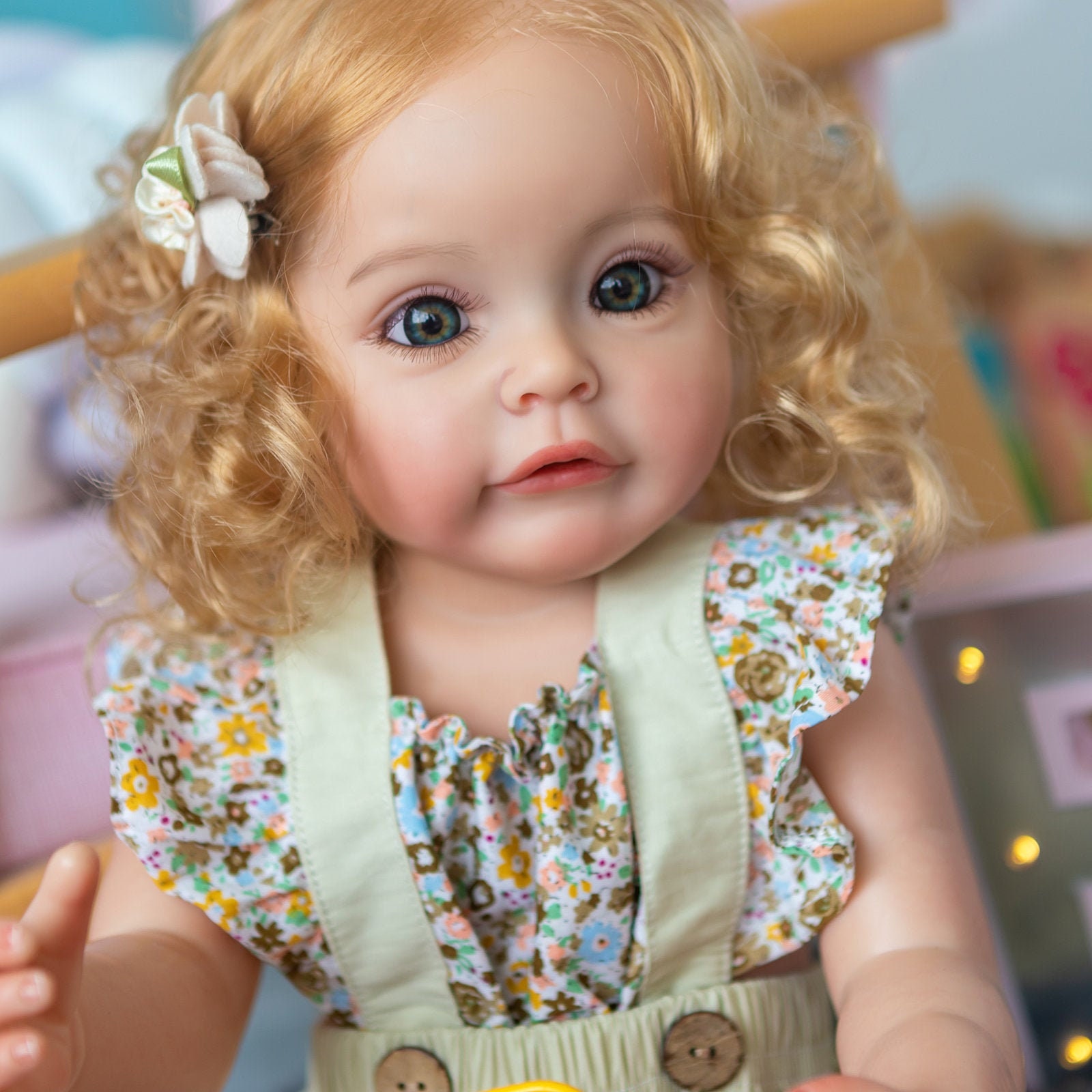 Realistic Reborn Smiling Baby Doll Silicone Vinyl 22in Newborn Girl realistic-reborn-smiling-baby-doll-silicone-vinyl-22in-newborn-girl