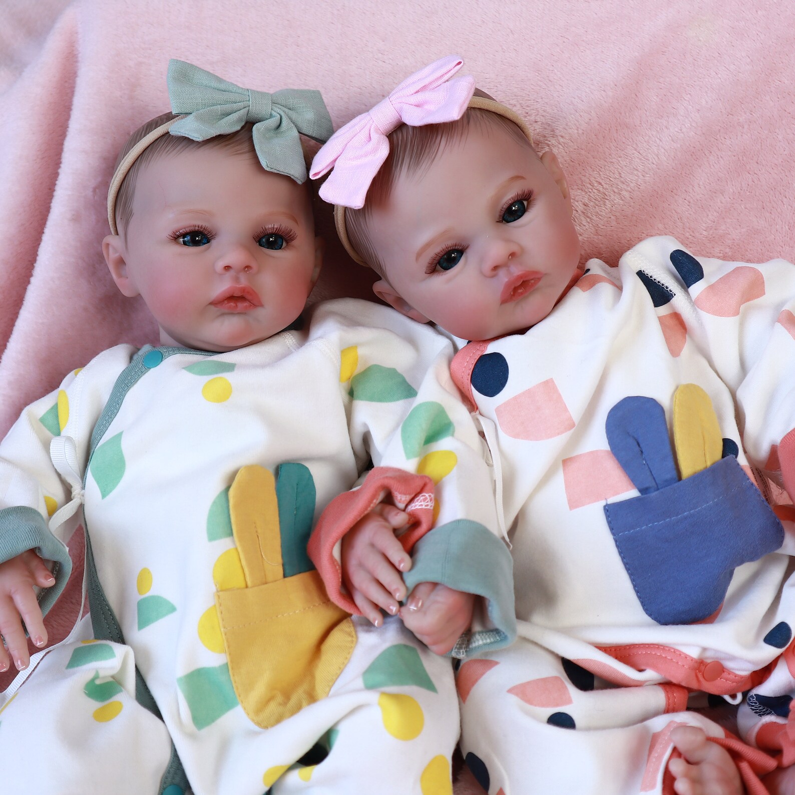Reborn Twins 3D Skin With Visible Veins Reborn Toddler Girl Lifelike ...