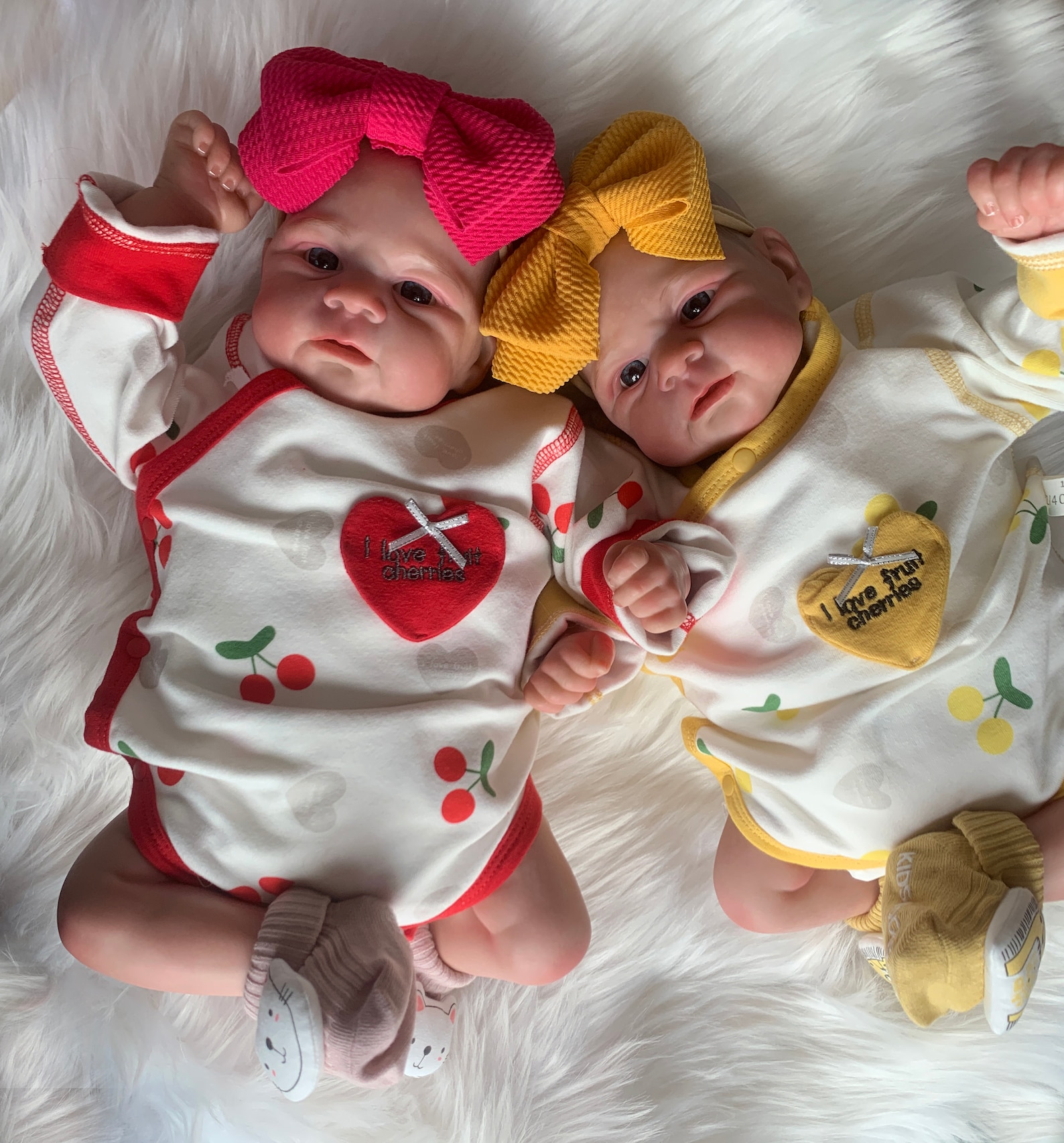 Reborn Twins 3D Skin With Visible Veins Reborn Toddler Girl Lifelike ...