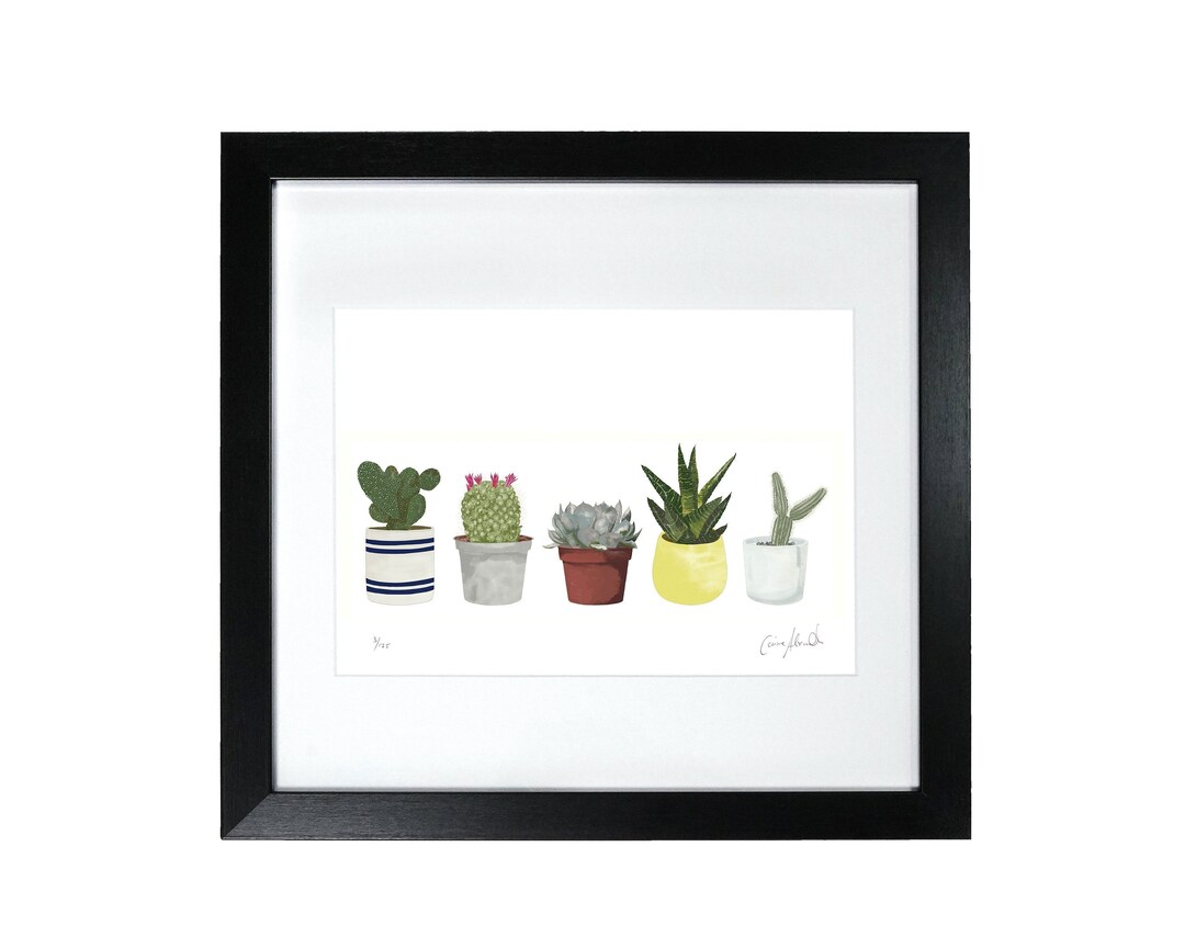 Framed Greenery Print: Limited Edition Botanical Wall Art - Etsy